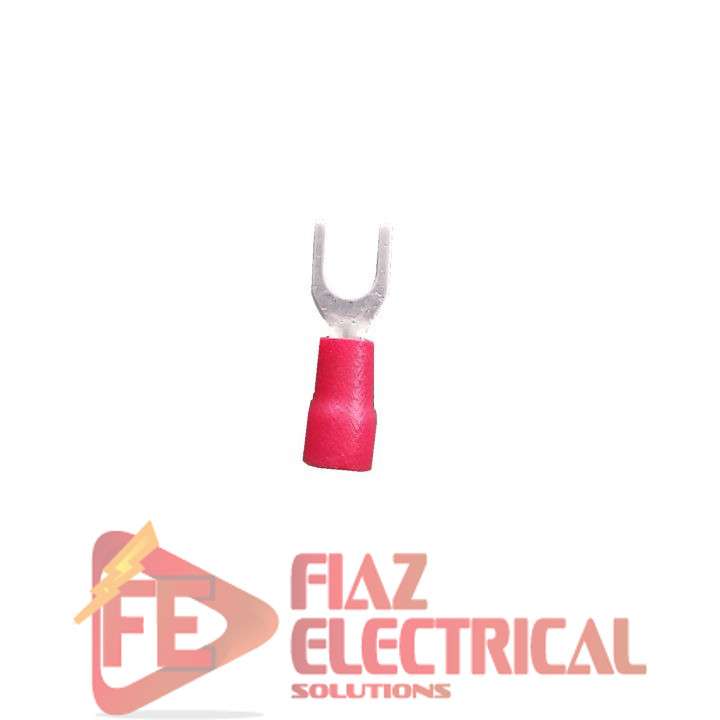 1.5mm U-type Red Insulated Thimble/ Cable Lug - Fiaz Electrical Solutions