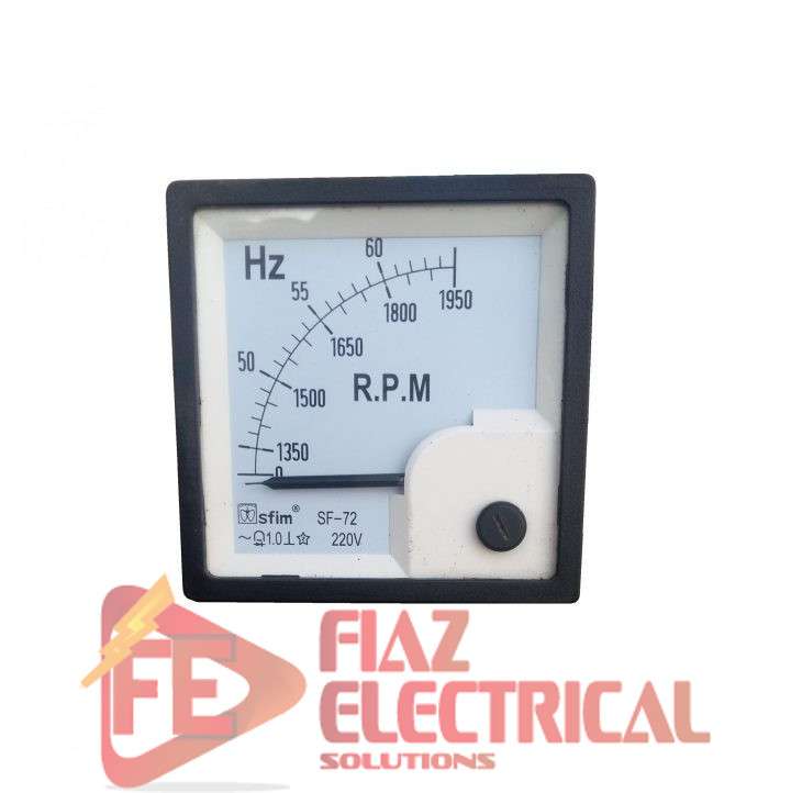 Analogue Frequency +RPM Panel Meter 72mmx72mm in Pakistan - Fiaz ...