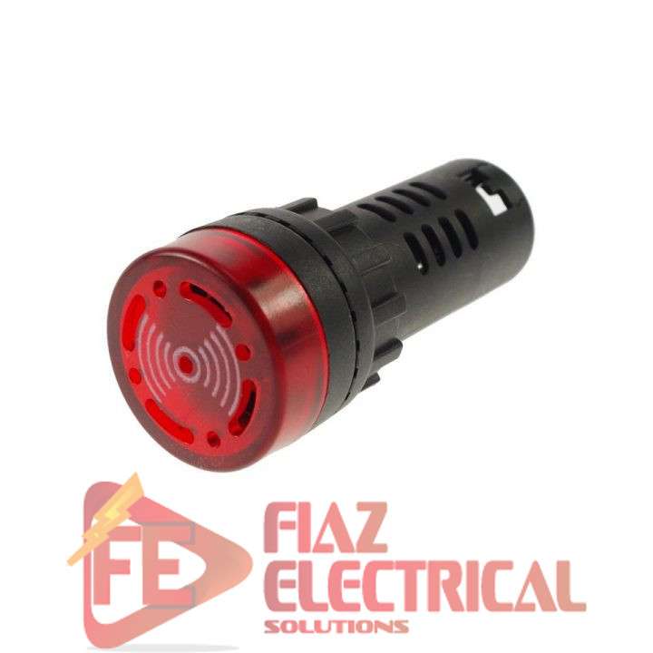LED Indicator Buzzer Light 22mm Red Pakistan - Fiaz Electrical Solutions