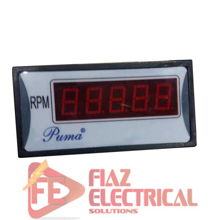 PUMA Digital RPM Meter NPN (96x48) Tachometer pakistan - Fiaz ...