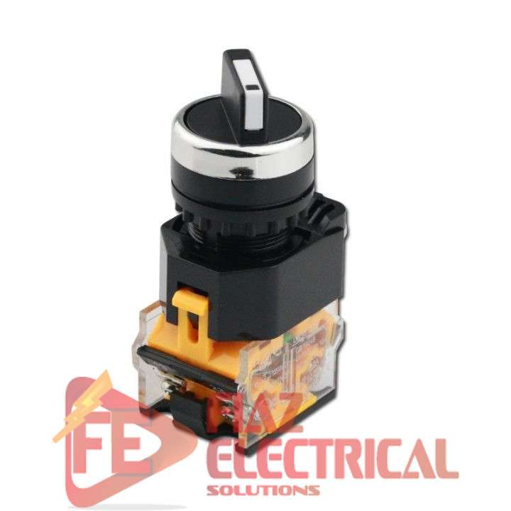 Push Button Selector Switch 2 Position 22mm (LA38) - Fiaz Electrical Solutions