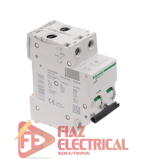 Schneider 2pole Miniature Circuit Breaker (iC60N) - Fiaz Electrical Solutions