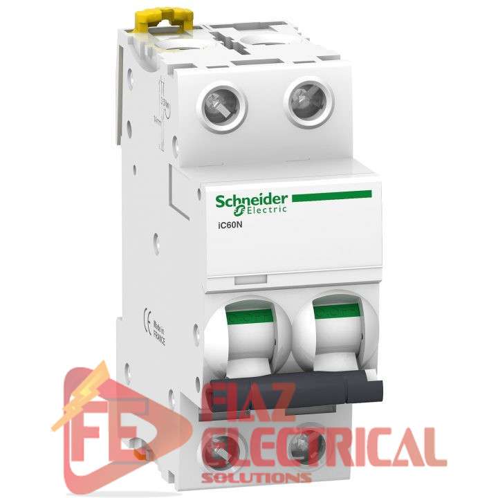 Schneider 2pole Miniature Circuit Breaker (iC60N) - Fiaz Electrical Solutions