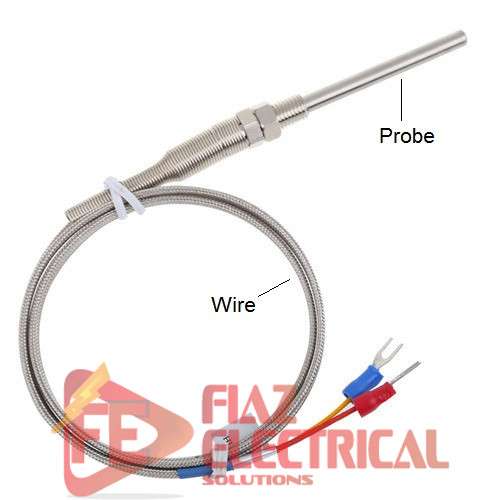 Temperature Sensor Probe 2 inch Two wire (Thermocouple) K-type In ...