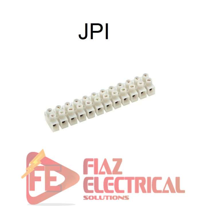 JPI Terminal PVC strip Connector Strip 6A-12way Pakistan - Fiaz ...
