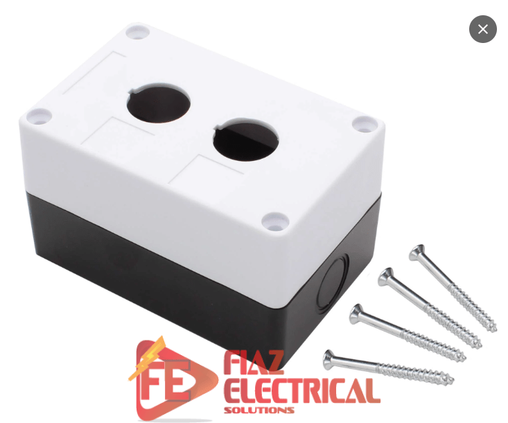 2 Hole Electric Control Box 22mm Holesize in Pakistan - Fiaz Electrical ...