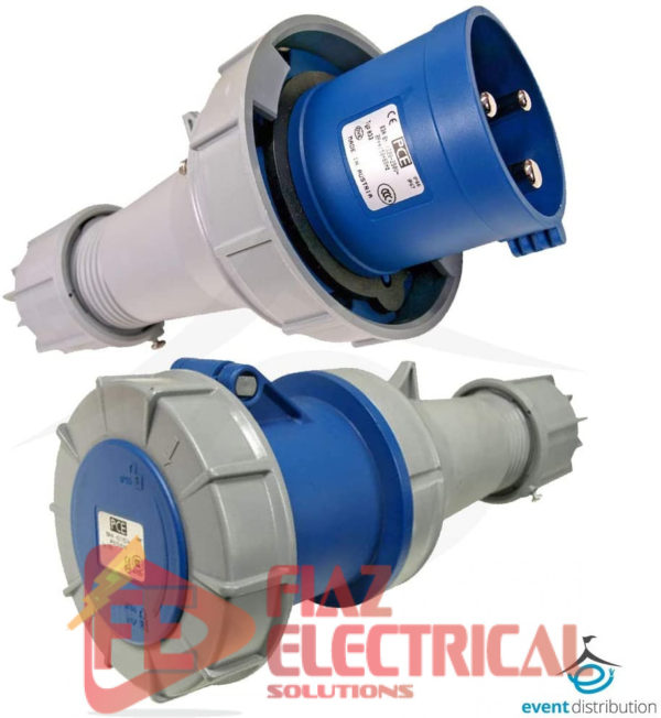 3 Pins 63A Male female Plug Socket Pakistan - Fiaz Electrical Solutions