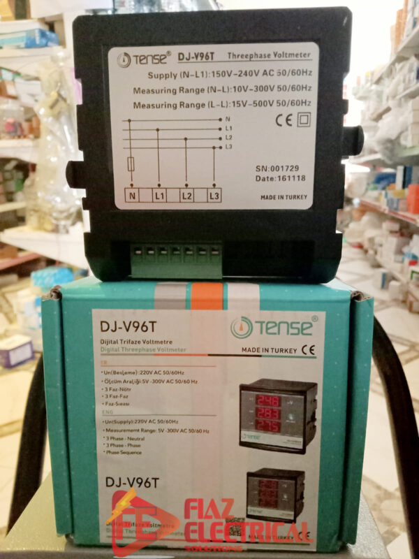 Tense meter 3 In 1 3 Line Voltage in Pakistan - Fiaz Electrical Solutions