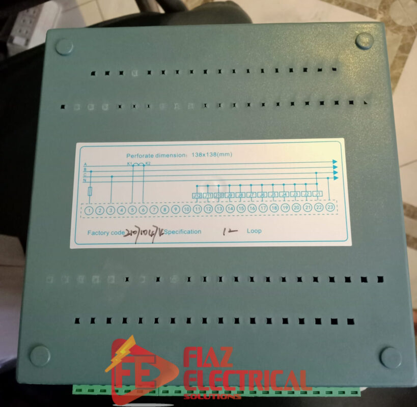 Power Factor Relay PFR 12 in Pakistan - Fiaz Electrical Solutions