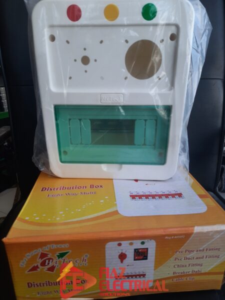 Plastic Breaker Box DB for Eight breakers with changeover switch and ...