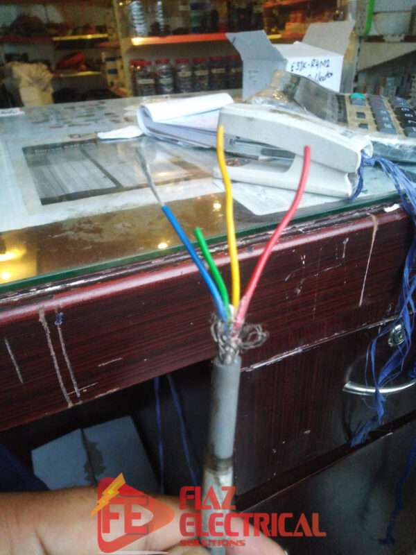 Cable 4 core 1mm shielded per foot - Fiaz Electrical Solutions